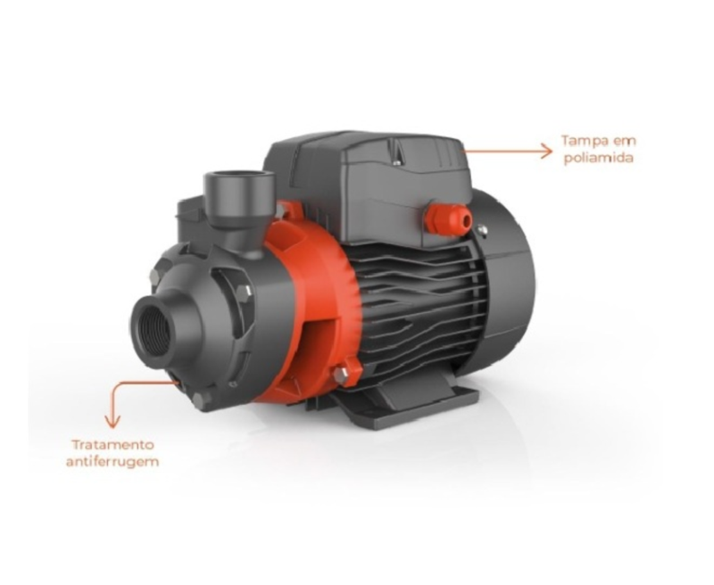 Motobomba Periférica APm37 0,5hp - Bomba Lepono Periférica APm37 0,5cv ...